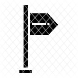 sign icon, board icon, direction icon, signal icon, symbol icon ...