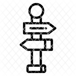 sign icon, board icon, direction icon, signal icon, symbol icon ...