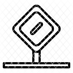 sign icon, board icon, direction icon, signal icon, symbol icon ...