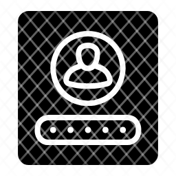 sign icon, in icon, register icon, cursor icon, button icon, ui icon ...