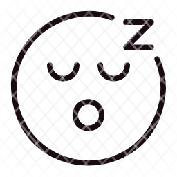 sleeping icon, emojis icon, sleep icon, emoji icon, smileys icon ...