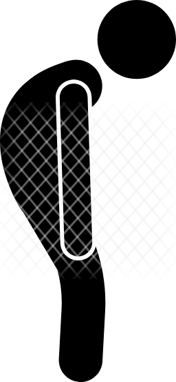 slouch icon, body icon, posture icon, hunch icon, hunchback icon, slump ...