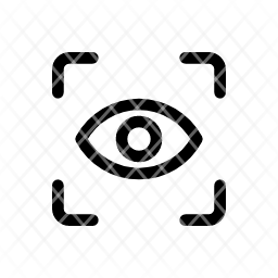 smart icon, lock icon, scan icon, eye icon, secure icon, locked icon ...