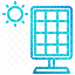 solar icon, cell icon, sun icon, domotic icon