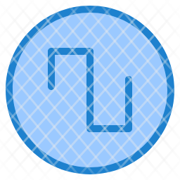 sound icon, square icon, wave icon