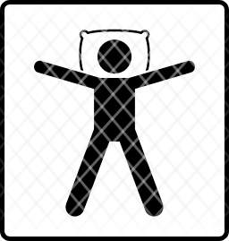 splay icon, spread icon, legs icon, hands icon, limbs icon, bed icon ...