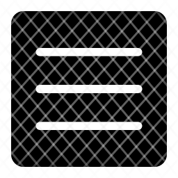 square icon, hamburger icon, menu icon, open icon, three icon, lines ...