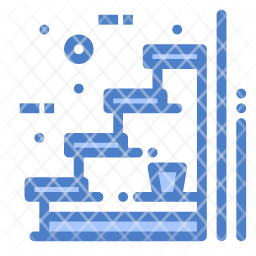 steps icon, floor icon, stage icon, stairs icon, up icon