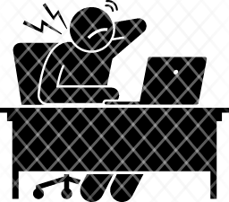 strain icon, neck icon, pain icon, ache icon, computer icon, work icon ...