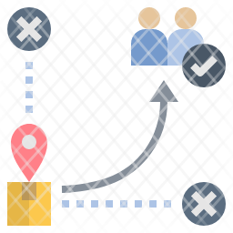 strategy icon, planning icon, product icon, brand icon, positioning icon
