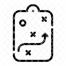 strategy icon, tactics icon, tactical icon, plan icon, football icon ...