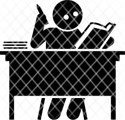 study icon, studying icon, learn icon, learning icon, revision icon ...