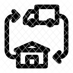 supply icon, chain icon, distribution icon, process icon, business icon ...