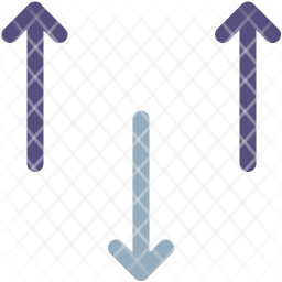 swerve left icon, swerve down icon, swerve icon, process down arrow ...