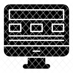 system layout icon, system design icon, system mockup icon, system ...