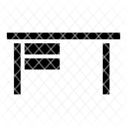 table icon, bench icon, board icon, work icon, surface icon, counter ...