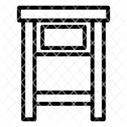 table icon, bench icon, board icon, work icon, surface icon, counter ...