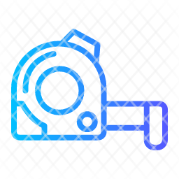 tape icon, measure icon, measuring icon, length icon, measurement icon ...