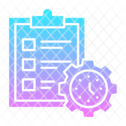 task planning icon, checklist icon, disabled icon, working icon, time ...