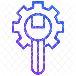 technical icon, gear icon, development icon, wrench icon, upgrade icon ...