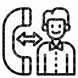 telephone icon, call icon, man icon, phone icon, comminication icon