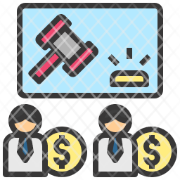 tendering icon, bid icon, offer icon, competition icon, auction icon