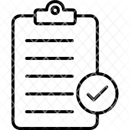 test icon, approval icon, check icon, box icon, evaluation icon ...