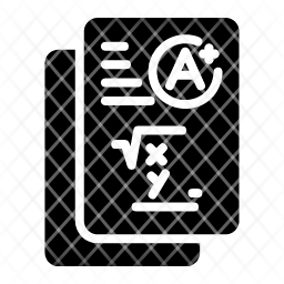 test icon, evalutaion icon, assay icon, education icon, grades icon