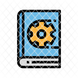 text icon, role icon, book icon, handbook icon, guide icon