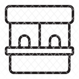 ticket icon, office icon, booth icon, commerce icon, architecture icon ...