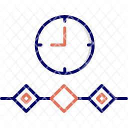 timeline icon, check icon, list icon, planning icon, task icon