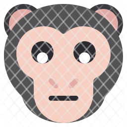 tired icon, monkey icon, animal icon, wildlife icon, pet icon, face icon