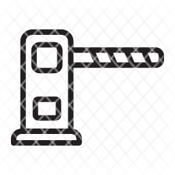 toll icon, road icon, barrier icon, gate icon, maps icon, location icon ...