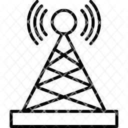 tower icon, broadcast icon, radio icon, transmission icon, antenna icon ...