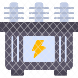 transformer icon, electrical icon, power icon, substation icon, voltage ...