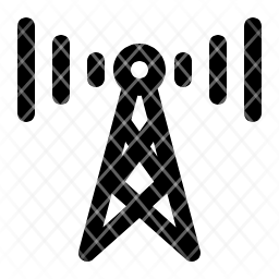 transmission icon, communication icon, transmitter icon ...