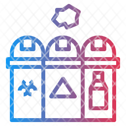 trash icon, bin icon, garbage icon, waste icon, segregation icon ...