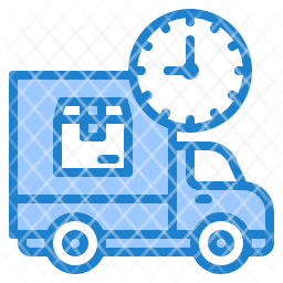 truck icon, delivery icon, time icon, management icon, clock icon