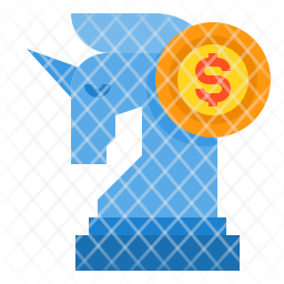 unicorn icon, chess icon