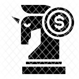 unicorn icon, chess icon