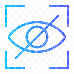 unseen icon, blind icon, hide icon, layer icon, ui icon, slash icon ...