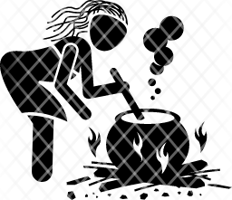 upper icon, stone icon, age icon, stone age icon, cooking icon, pot ...