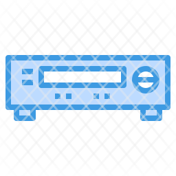 vhs icon, player icon, video icon, tape icon, recorder icon, electronic ...