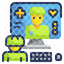 video icon, call icon, doctor icon, medical icon, technology icon ...