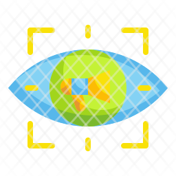 vision icon, visualization icon, optical icon, visualize icon, gestures ...