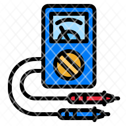 voltmeter icon, electricity icon, tester icon, controller icon ...