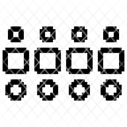 vrm icon, choke icon, inductor icon, capacitor icon, mosfet icon