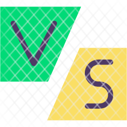 vs icon, versus icon, debate icon, interview icon, communication icon ...