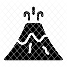 vulcano icon, eruption icon, nature icon, disaster icon, crater icon ...