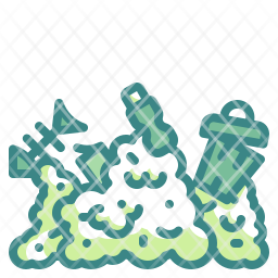 waste icon, contaminated icon, pollution icon, rubbish icon, junk icon ...